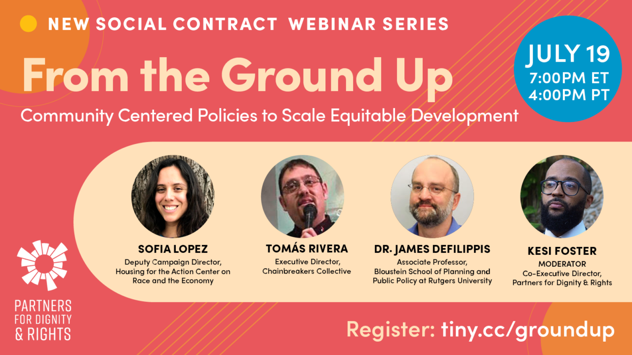 Watch: From the Ground Up: Community Centered Policies to Scale ...